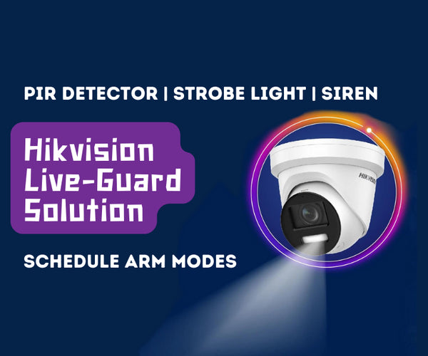 Hikvision Live-Guard Cameras | Active Deterrence & Siren | CCTV Guru