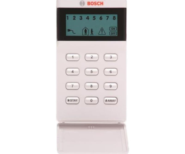 Bosch Hardwired Keypad White Icon Lcd With Backlit Plastic Wall Mount ...