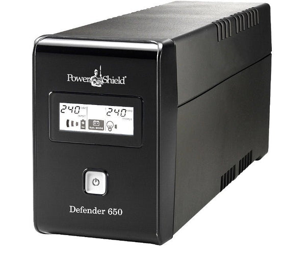 PowerShield Defender 650VA / 390W Line Interactive UPS with AVR, Austr ...
