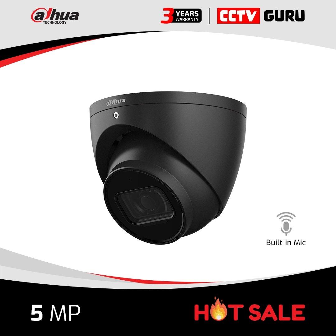 Dahua 5MP Starlight IP Black Turret 2.8mm Camera DH-IPC-HDW2531EMP-AS ...